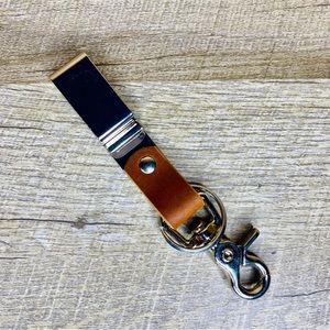 Hand Crafted | Accessories | Belt Clip Keychain With Trigger Snap Brown ...